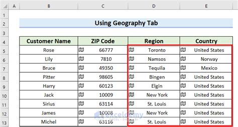 Can Excel Map Zip Codes Map Charts From A Spreadsheet