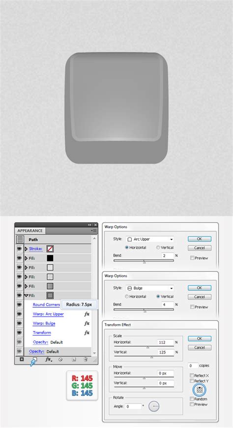 How To Create A Detailed Keyboard Button Illustration In Adobe Illustrator Envato Tuts
