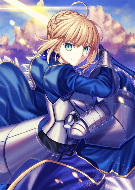 Blonde Fate Series Fatestay Night Fategrand Order Anime Girls