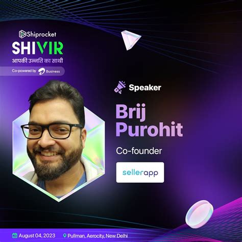 Brij Purohit On Linkedin Shiprocketshivir Ecommerceevent Networking Sellerapp