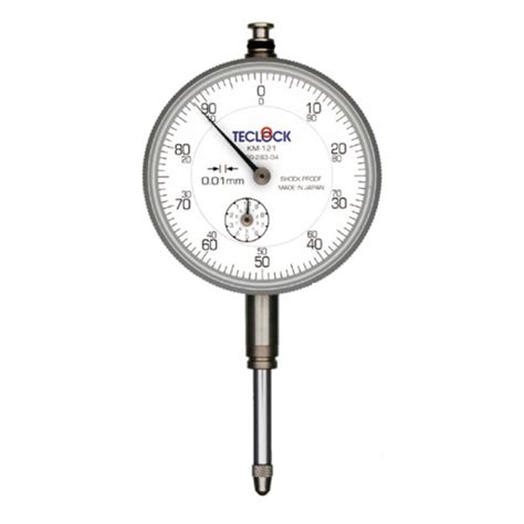 Teclock Long Stroke Dial Indicator 20mm 0 01mm Km 121 Standard Type Msp Metrology