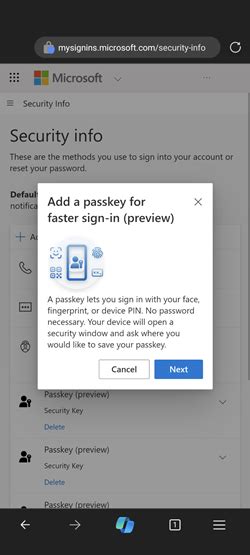 모바일 디바이스를 사용하여 암호 등록 Microsoft Entra Id Microsoft Learn