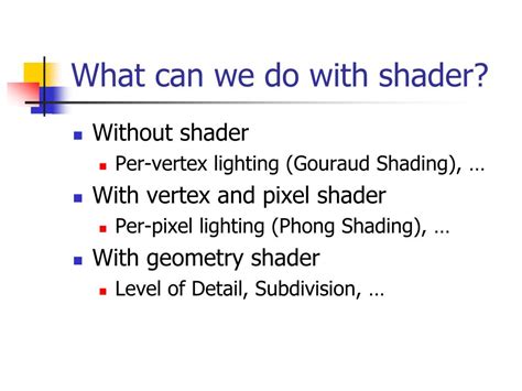 Ppt Opengl Shading Language Glsl Powerpoint Presentation Free Download Id