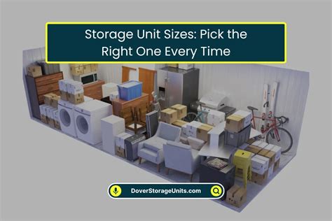 Storage Unit Sizes Pick The Right One Every Time 2026