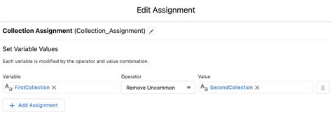 Collection Assignment Operators In Flow Salesforce Time