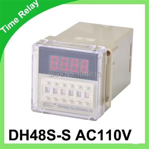 Dh S S Digital Time Relay Ac V Delay Timer Relay With Socket In Relays From Home Improvement