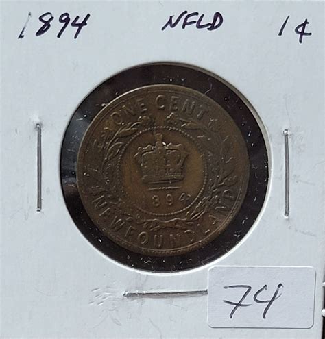 1894 Nfld 1¢ Schmalz Auctions