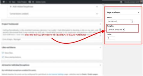 How I Add Page Template Attributes To Custom Post Type Wp