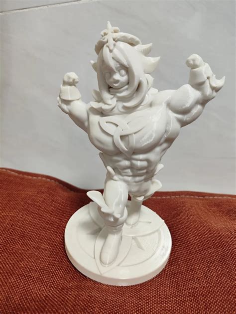 Genshin Impact Buff Paimon Perfect Print With No Supports By Laffer233makerworld Download