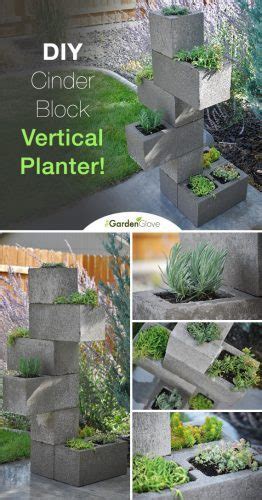 DIY Cinder Block Planter The Garden Glove