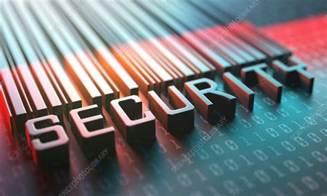Security Barcode Stock Image F Science Photo Library