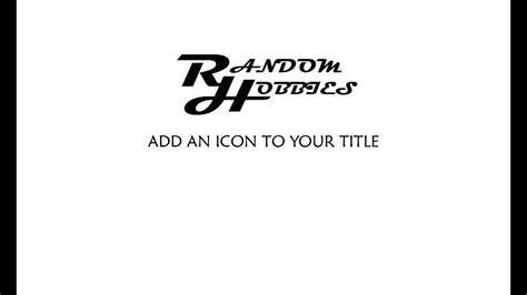 How To Put A Title Logo In Htmlnotepad Youtube