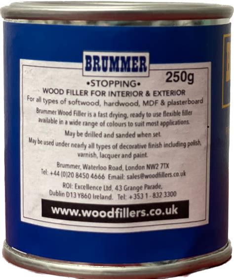 Brummer Stopping Interior And Exterior Wood Filler Briwax International