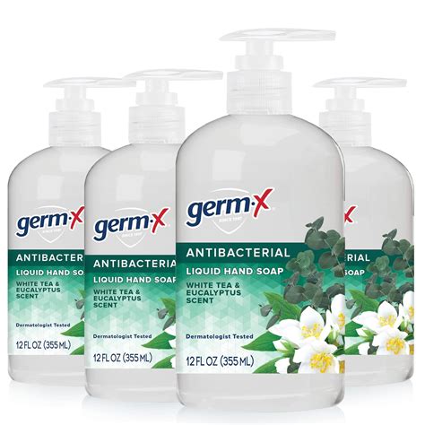 Germ X Antibacterial Hand Soap Moisturizing Liquid Hand
