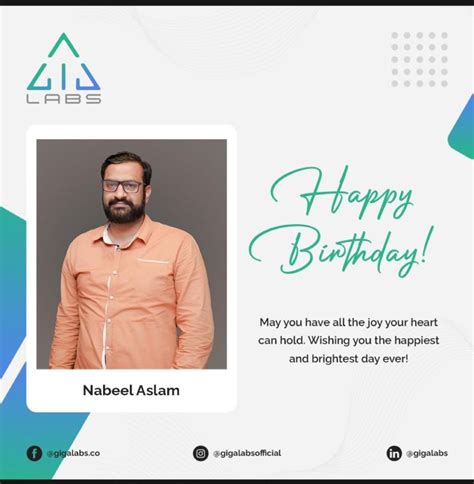 Gigalabs Pvt Ltd On Linkedin Gigalabs Birthdaywishes Birthdayboy