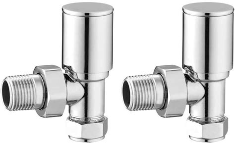 Harmoni Manual Round Angled Valve Chrome Heater Shop