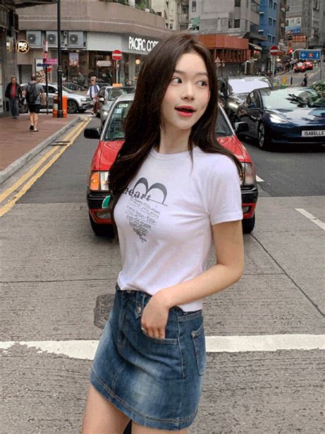 리아 빈티지 슬림핏 반팔티 3color 에이블리