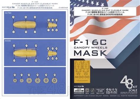 F 16 Canopy And Wheels Die Cut Flexible Mask