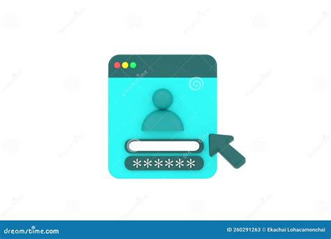 Login Screen Of The Operating System User Stock Illustration Illustration Of Concept