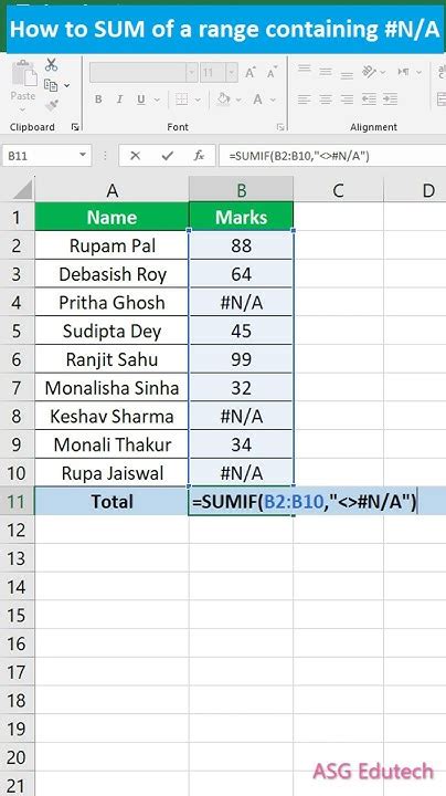 Use Sum Formula In Excel Easy Method L‼️ Exceltips Fyp Excel