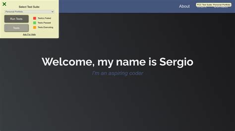 Codepen Personal Portfolio