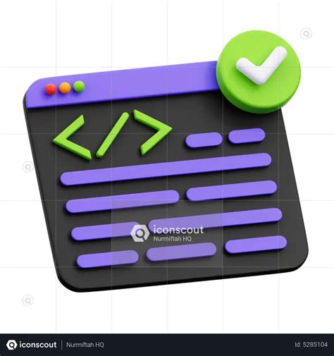 Code Check 3d Icon Free Download User Interface 3d Icons Iconscout
