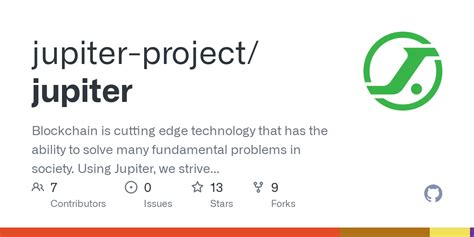 Github Jupiter Projectjupiter Blockchain Is Cutting Edge Technology That Has The Ability To