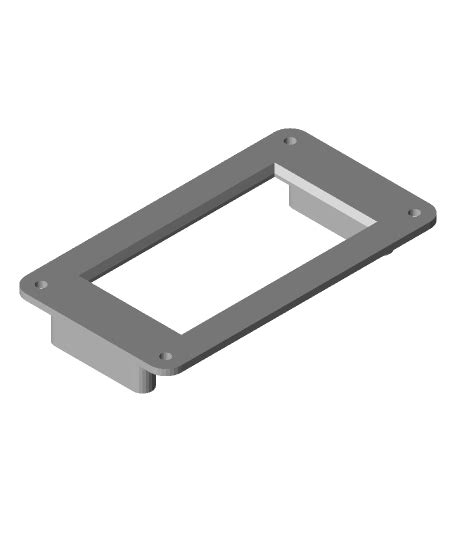 Bezel For 2x 8 Digit 7 Segment Led Module 3d Model Thangs