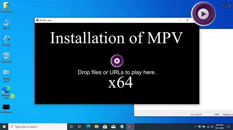 How To Install Mpv In Window 10 X64 Get Software Youtube