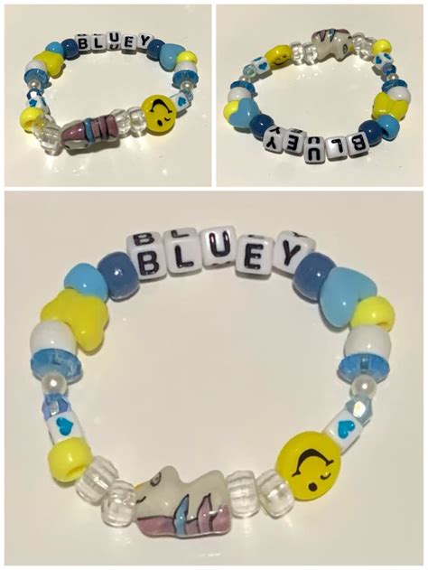 Bluey Kandi Kandi Bracelets Pretty Bracelets Kandi