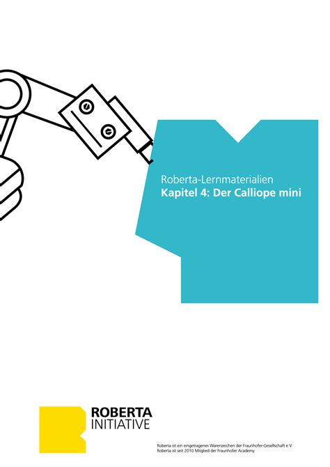 Programmieren Mit Open Roberta Kapitel 4 Der Calliope Mini Roberta