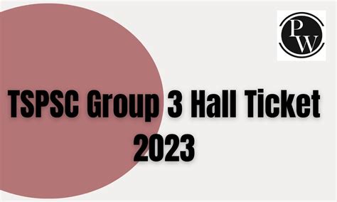 TSPSC Group Hall Ticket Exam Date Download Link