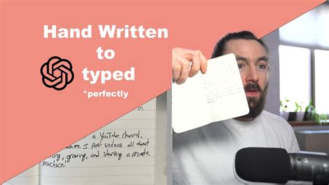 Turn Hand Written Notes Into Perfectly Typed Text In Seconds Easy