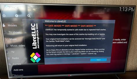 Stuck In Safe Mode Bug Reports Libreelec Forum