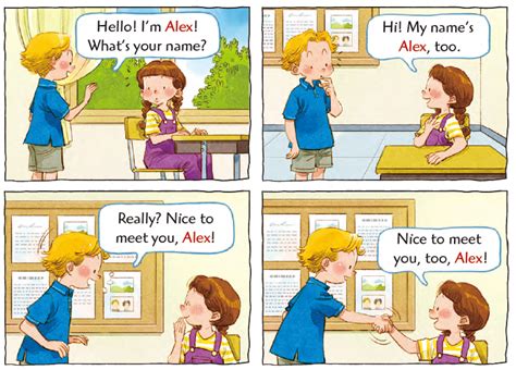 Lesson 1 Hi My Name Is The Speaking Cats Online Language School