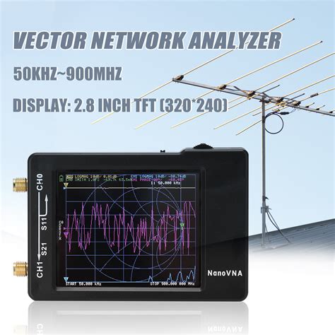 Portable Vector Network Analyzer Lcd Digital Handheld Shortwave Mf Hf