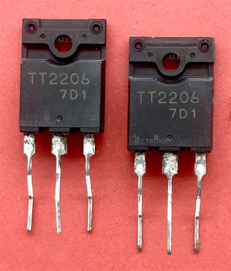 Color Tv Horizontal Deflection Output Transistor Tt2206 To3p Sanyo Alltronic Computer Singapore