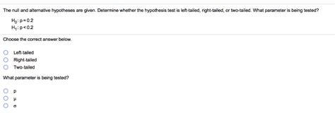 Solved The Null And Alternative Hypotheses Are Given Chegg