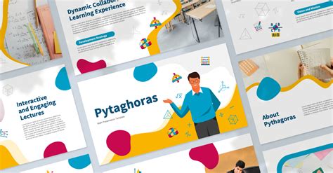 Pythagoras Math Presentation Powerpoint Template