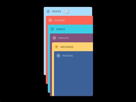 Stacked Card Interaction Card Ui App Interface Interactive