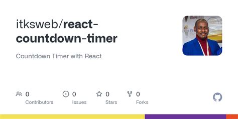 Github Itkswebreact Countdown Timer Countdown Timer With React