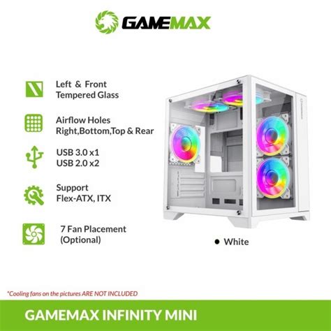 Jual New Gamemax Infinity Mini Casing Komputer Micro Itx Casing Pc M Itx Shopee Indonesia