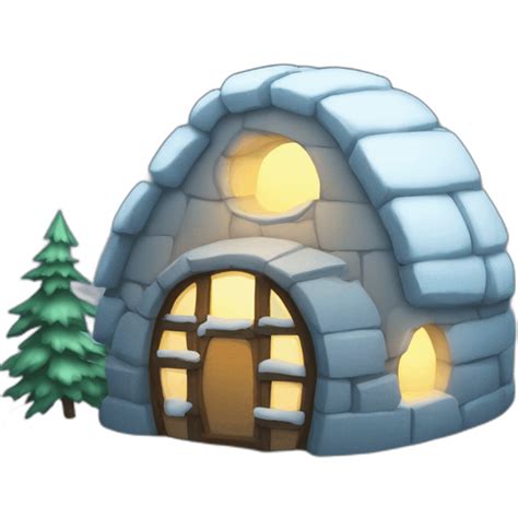 Igloo Moonlight Emoji Ai Emoji Generator