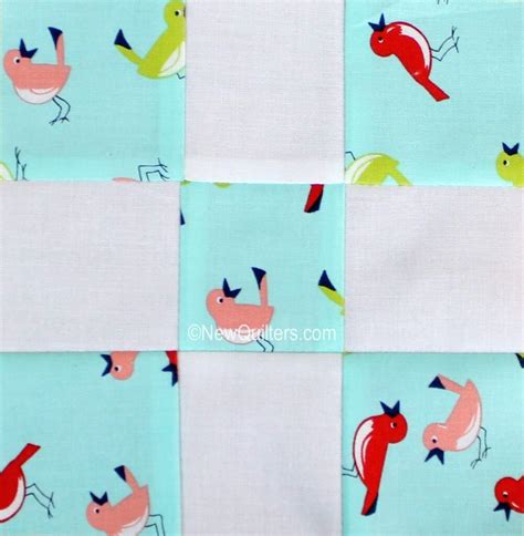How To Strip Piece Nine Patch Patch Quilt Blocks New Quilters