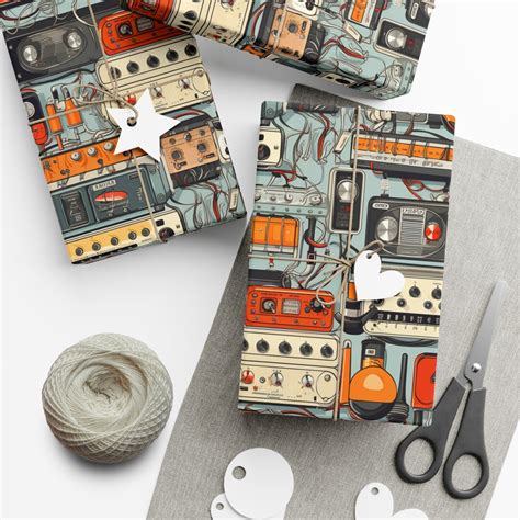 Vintage Radio T Wrap Paper Audiophile Design Etsy