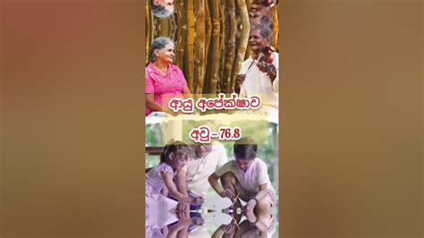 ලොකයේ වැඩිම ආයු අපේක්ෂාවක්‌ ඇති රටවල් 10 👥👵😃 Knowledgeshorts Trendingvideo Youtube