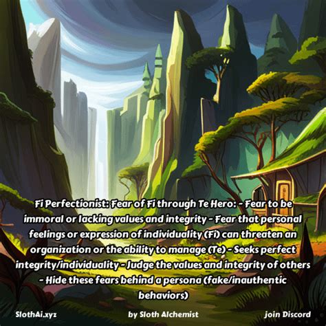 Perfectionistic Tendencies Of The Inferior Function Part2 Ristp