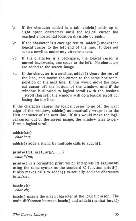 Programming With Curses C Programming Language Unix Systems Pdf