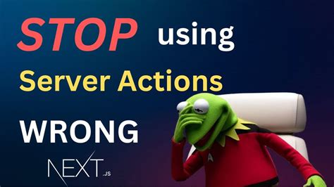 The Best Way To Use Server Action In Nextjs Youtube