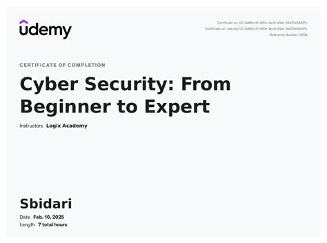 Cybersecurity Skillbuilding Udemytraining Professionalgrowth Suraj Bidari